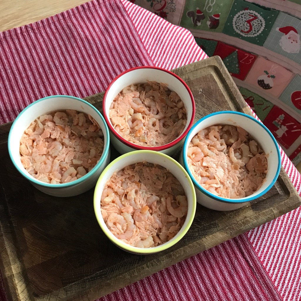 Potted prawns with hot smoked salmon – It's my kitchen…
